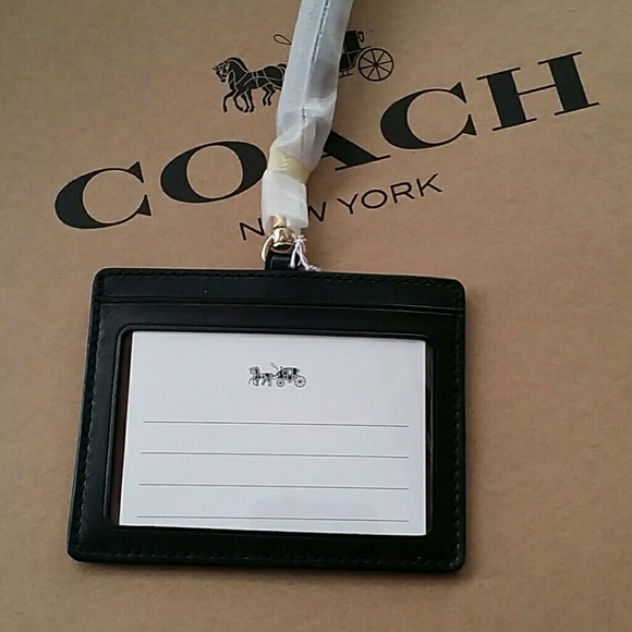 Coach | Bags | Coach Idbadge Lanyard With Prairie Print | Poshmark